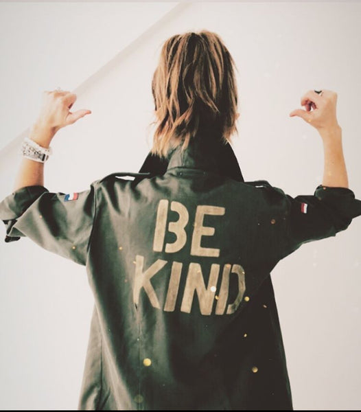 Be Kind Dutch Army Jacket Vintage | Olive Military Jacket | Bird + Wolf UK